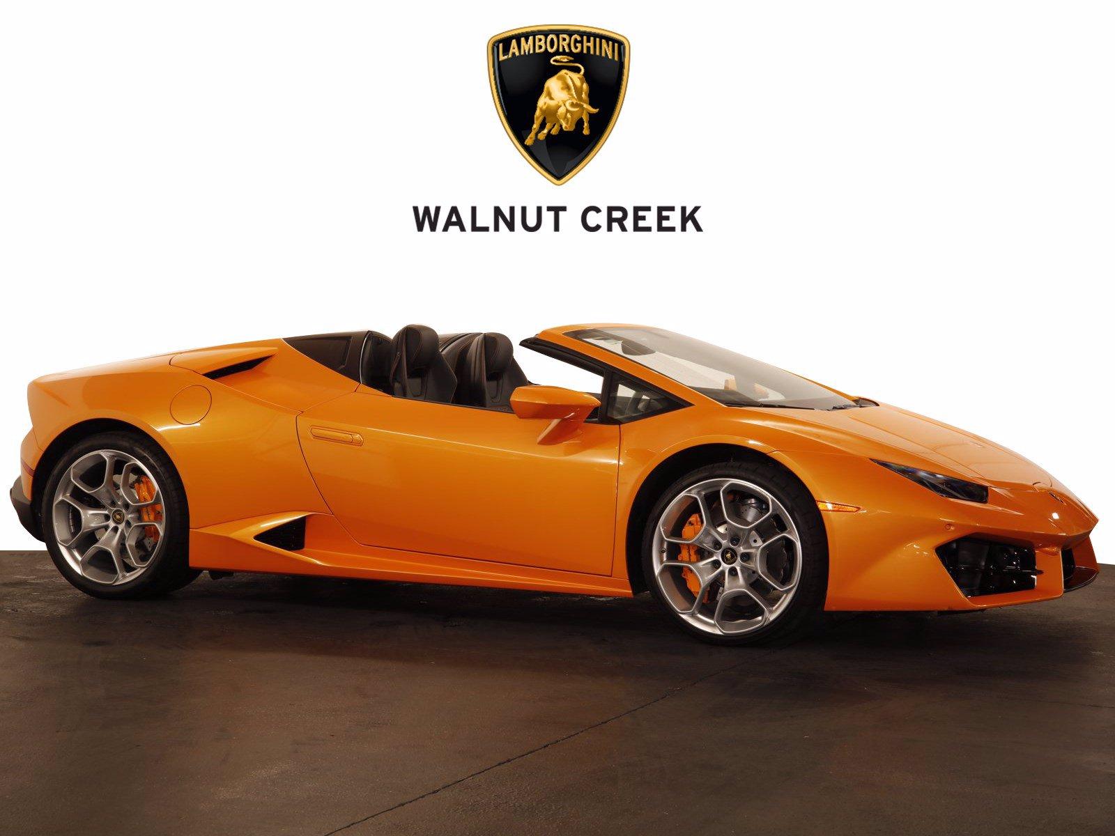Orange Lamborghini Convertible